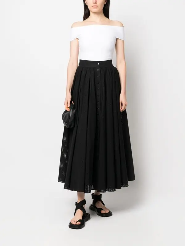 Philosophy Di Lorenzo Serafini Off-shoulder Short-sleeve Top