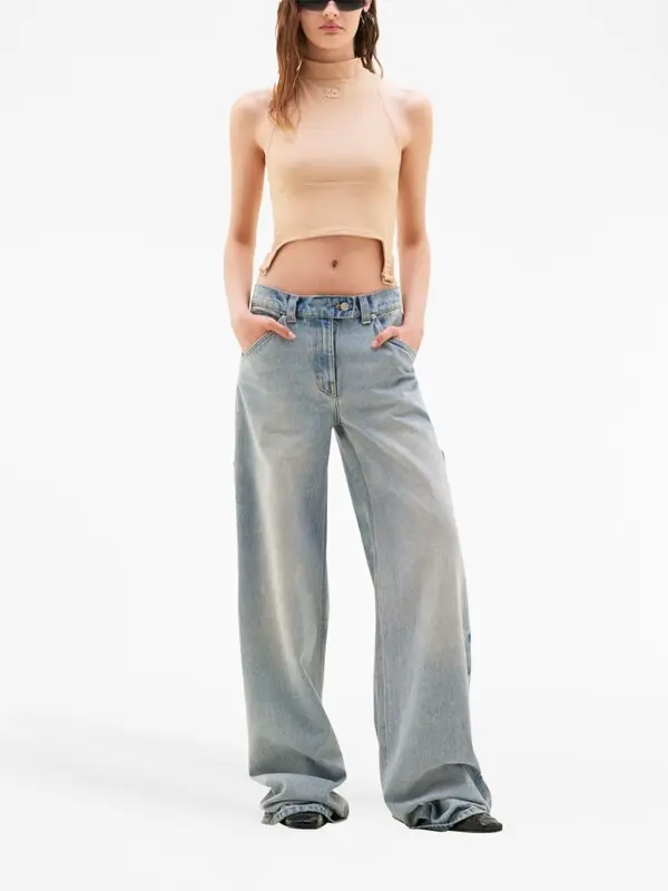 COURREGES Wide-leg Jeans - Blue
