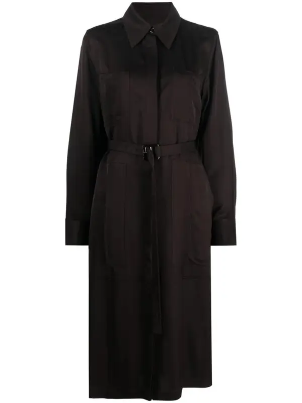 JIL SANDER Single-breasted Belted-waist Coat