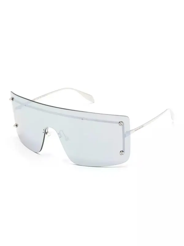Alexander McQueen Spike Studs Mask Sunglasses