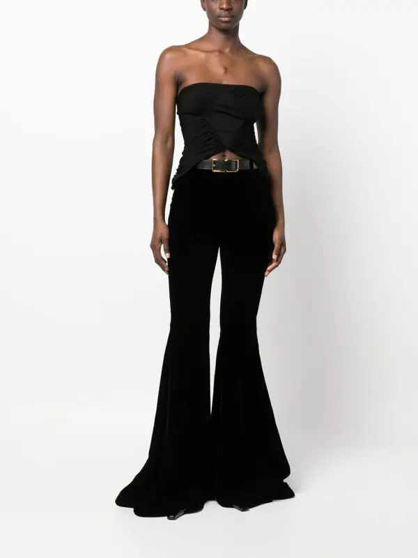 Saint Laurent High-waisted Flared Trousers