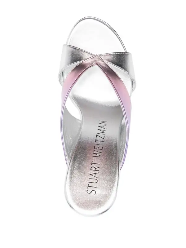 STUART WEITZMAN 160mm Open-toe Metallic Sandals