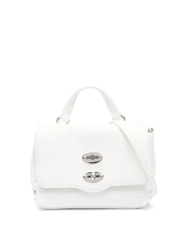 ZANELLATO Postina Daily Giorno Baby Leather Tote Bag - White