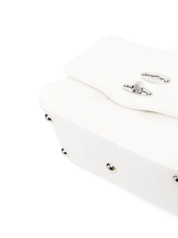 ZANELLATO Postina Daily Giorno Baby Leather Tote Bag - White
