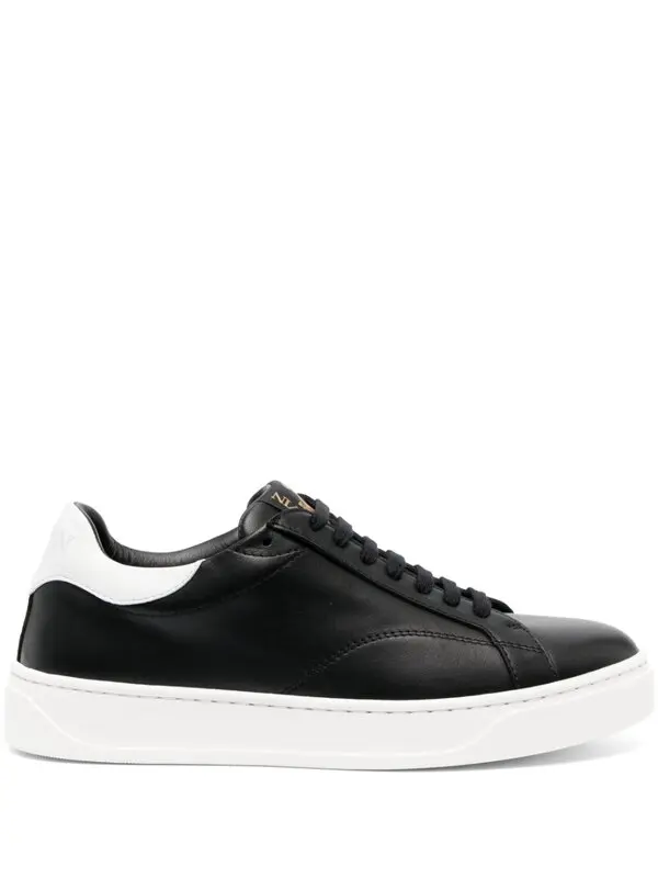 LANVIN Ddb0 Low-top Leather Sneakers - Black