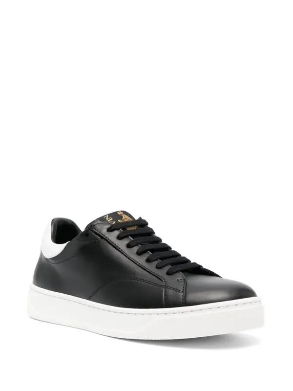 LANVIN Ddb0 Low-top Leather Sneakers - Black