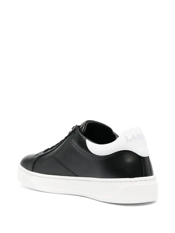 LANVIN Ddb0 Low-top Leather Sneakers - Black