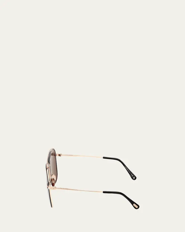 TOM FORD Jaden Aviator Sunglasses