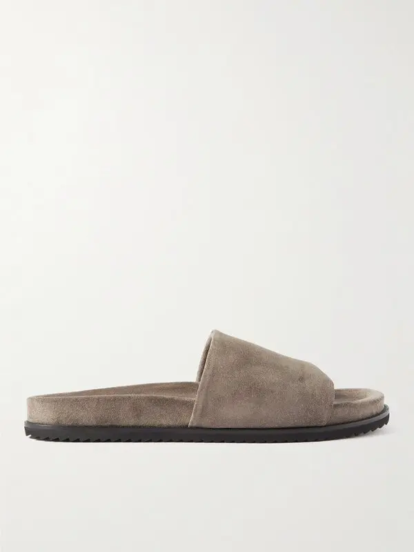 Mr P. David Regenerated Suede Evolo® Sandals - Brown