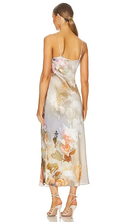 ALLSAINTS Bryony Rosalia Midi Dress - Sunrise Blue