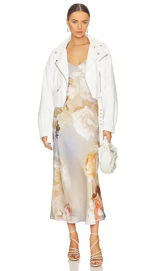 ALLSAINTS Bryony Rosalia Midi Dress - Sunrise Blue