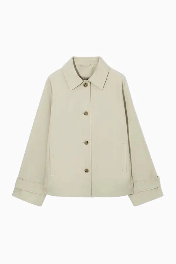 Cos Minimal Short Trench Coat