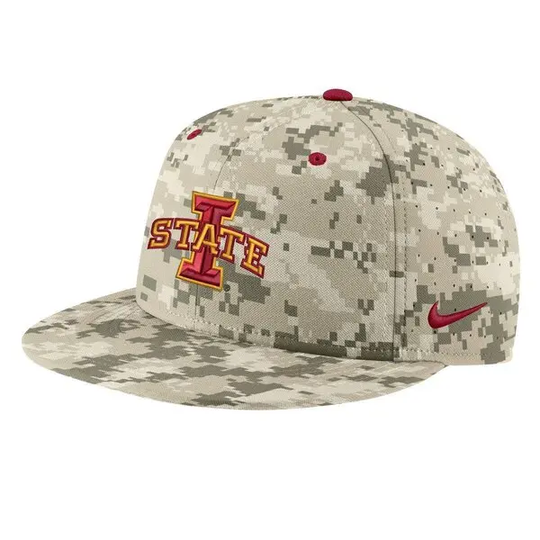 Nike Iowa State Cyclones Aero True Baseball Performance Fitted Hat