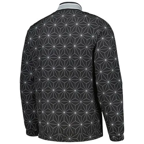 STARTER Brooklyn Nets In-field Play Fashion Satin Full-zip Varsity Jacket