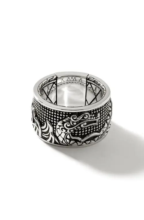 John Hardy Legends Naga Band Ring - Silver