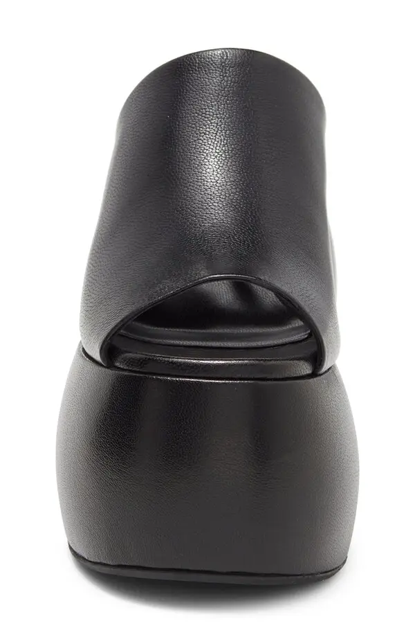 simon miller バブルウェッジプラットフォームサンダル Simonmiller Bubble Wedge Platform Sandal In Black - 66% Off