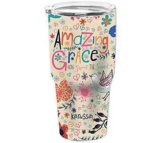 KERUSSO 30-oz Dual Wall Tumbler Amazing Grace - One-color