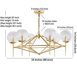 SAFAVIEH Greyor Chandelier