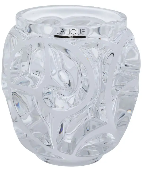 Lalique Tourbillons Crystal Vase