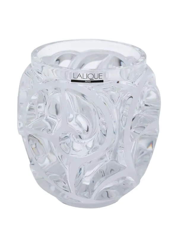 Lalique Tourbillons Crystal Vase