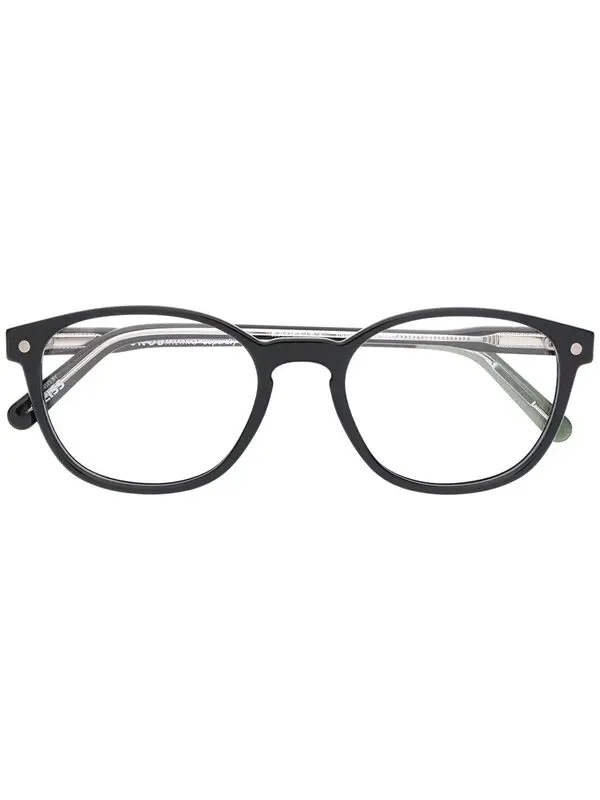 SNOB Radetzky Clip-on Lens Glasses - Black