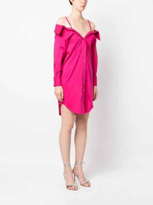 BLUGIRL Off-shoulder Shirt Dress