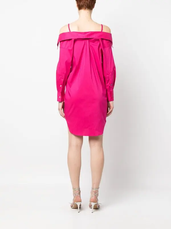 BLUGIRL Off-shoulder Shirt Dress