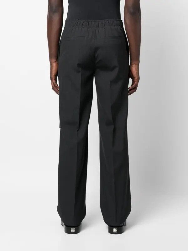 Givenchy Distressed Wool Trousers - Grey