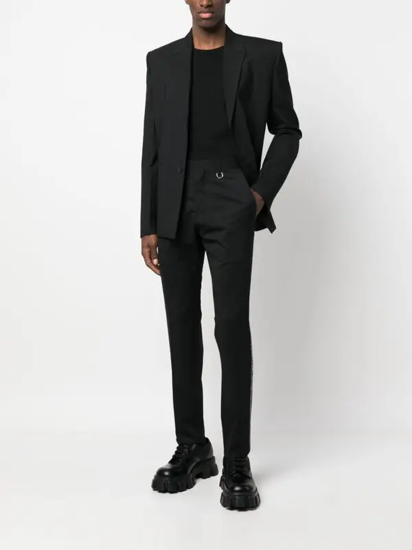 John Richmond Embellished Side-stripe Tailored Trousers