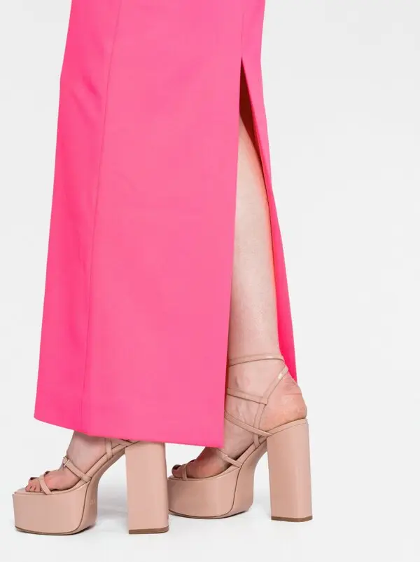 Solace London Boat-neck Maxi Dress