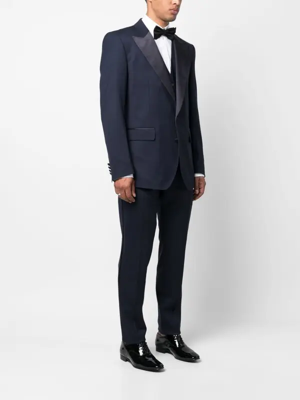 Dolce & Gabbana Tuxedo-style Three-piece Suit - Blue