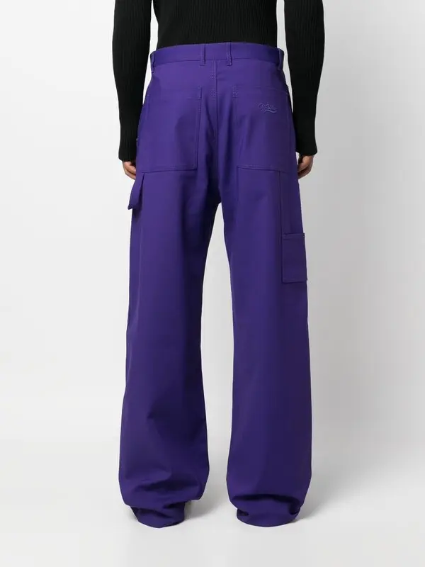 Off-White Wave Off Wide-leg Trousers