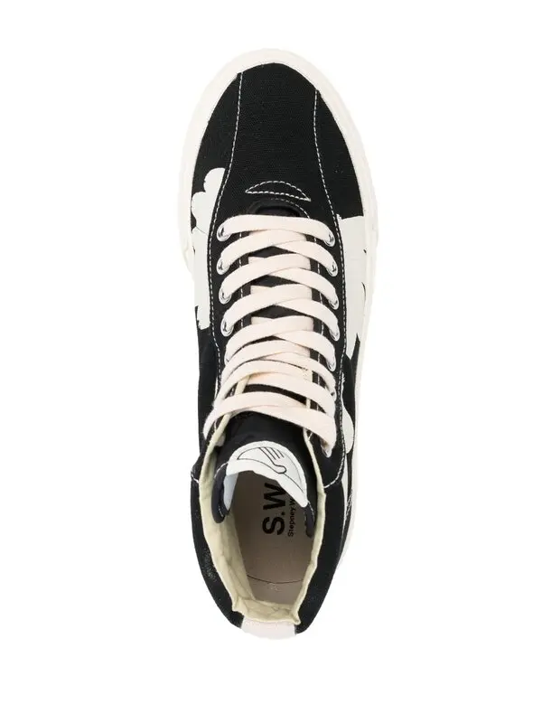 S.W.C STEPNEY WORKERS CLUB Dellow High-top Sneakers