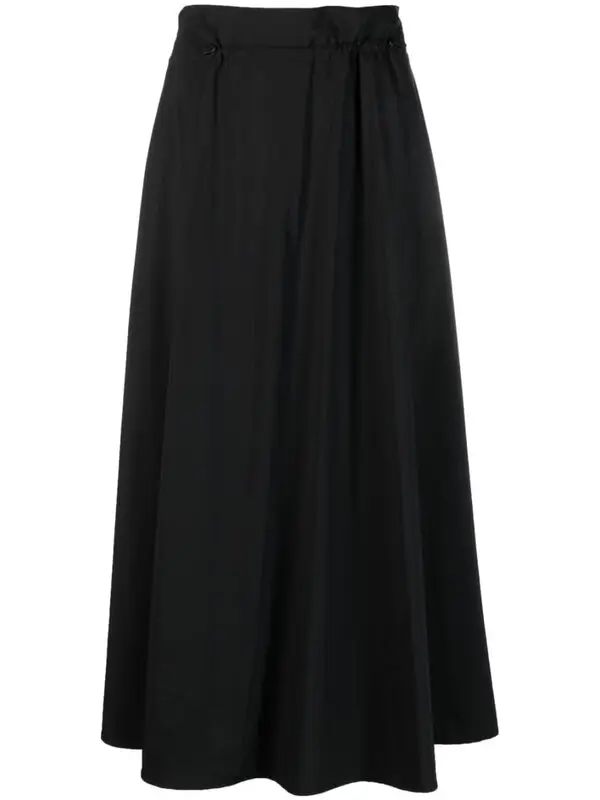 Herno Midi Skirt With Drawstring Waist
