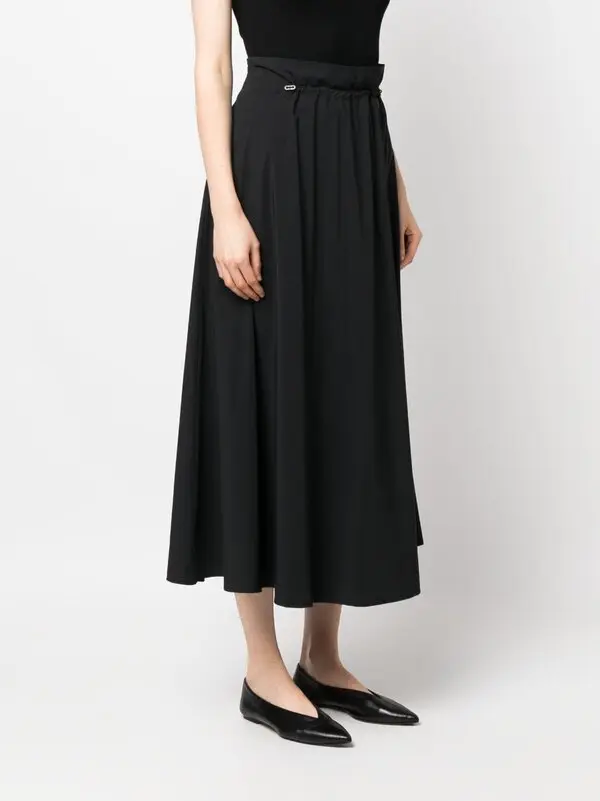 Herno Midi Skirt With Drawstring Waist