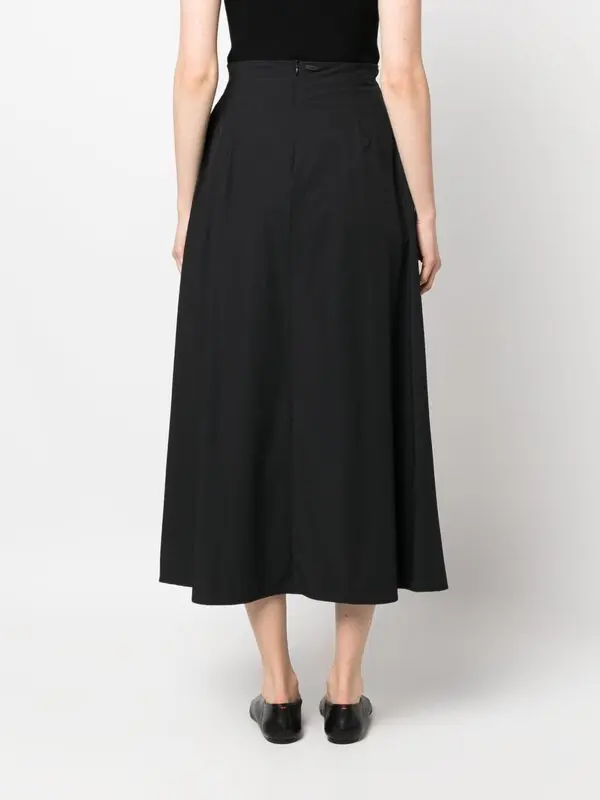 Herno Midi Skirt With Drawstring Waist