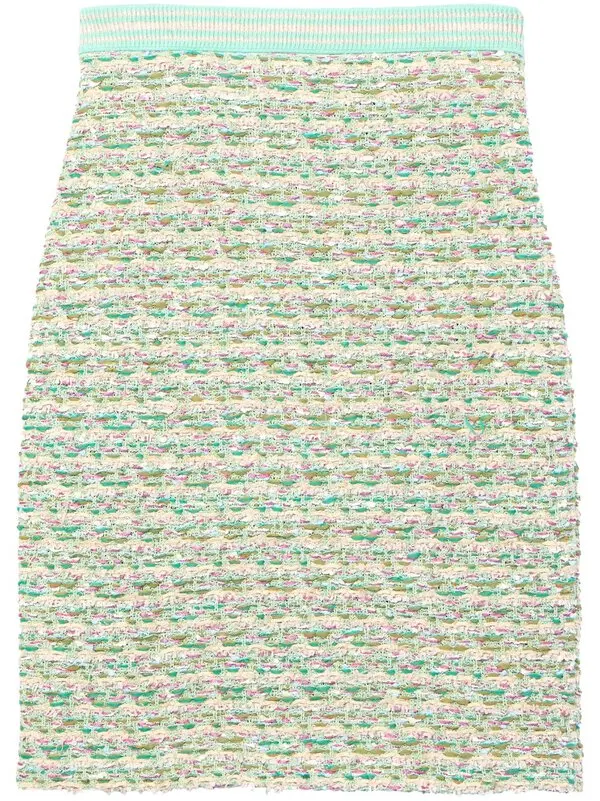 St. John Bouclé Mini Skirt