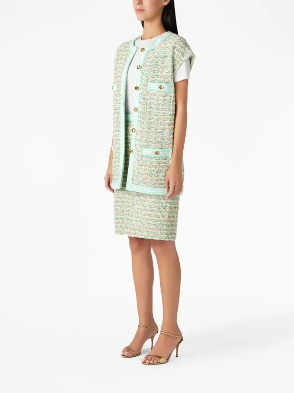 St. John Bouclé Mini Skirt