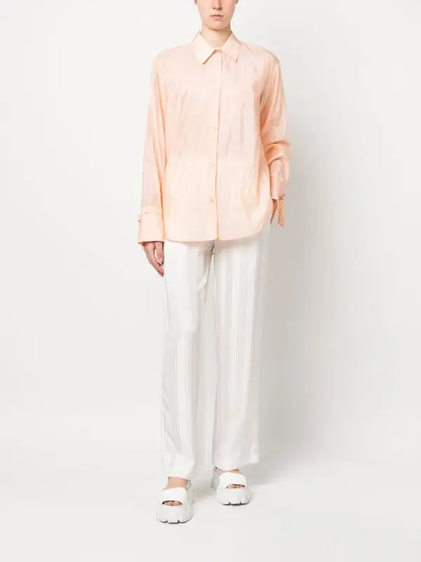 Christian Wijnants Cuff Strap Silk Shirt