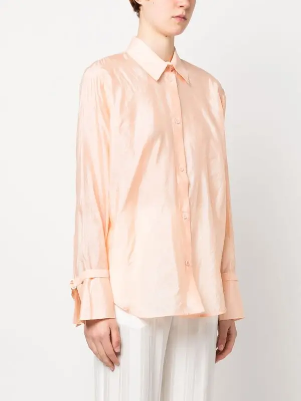 Christian Wijnants Cuff Strap Silk Shirt