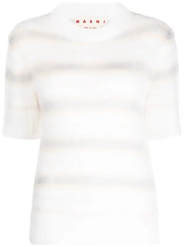 Marni Brushed Mohair T-shirt - White
