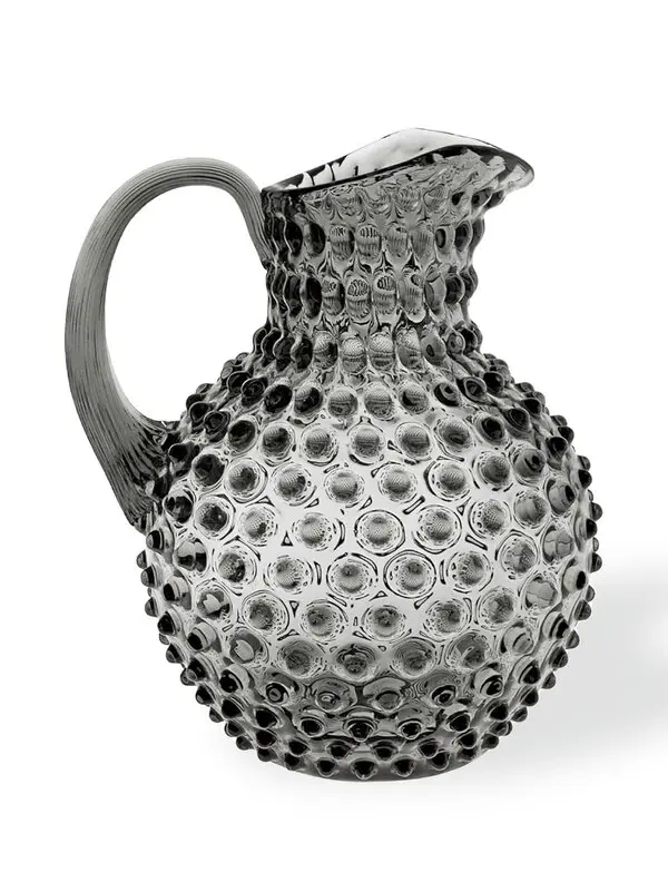 KLIMCHI Hobnail Crystal Jug - Black