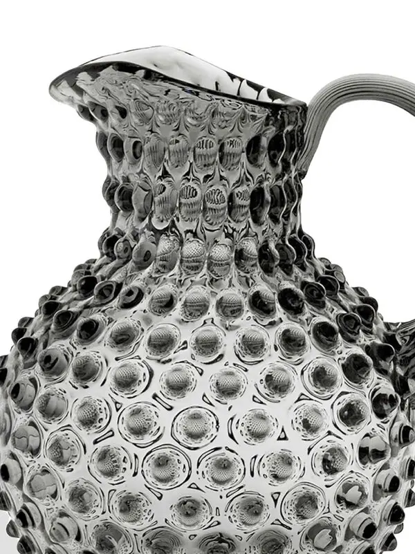 KLIMCHI Hobnail Crystal Jug - Black