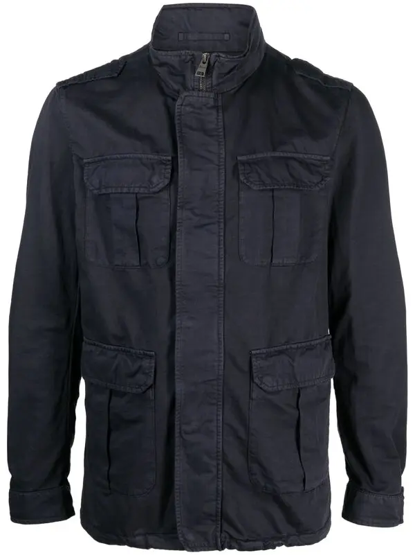 Herno Cotton-linen Military Jacket