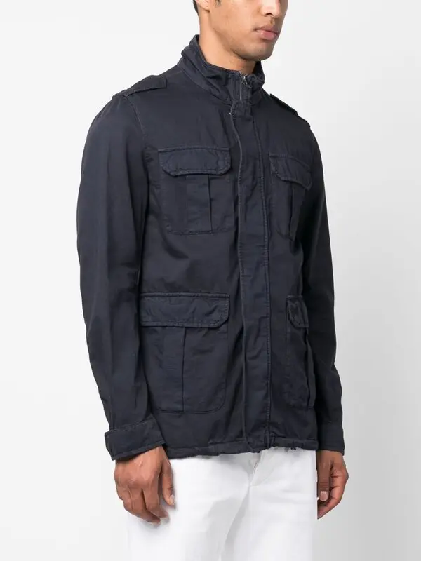 Herno Cotton-linen Military Jacket