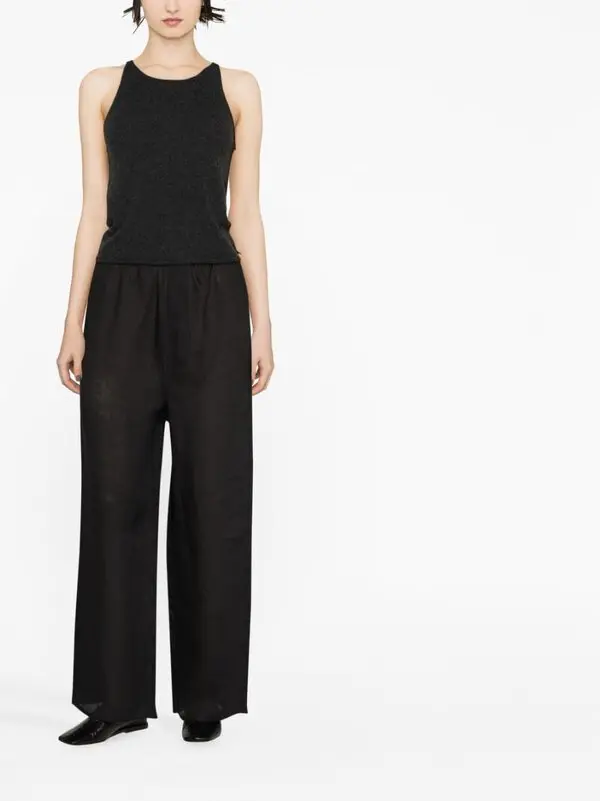 BASERANGE Domond Wide-leg Linen Trousers