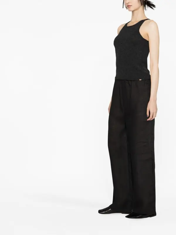 BASERANGE Domond Wide-leg Linen Trousers