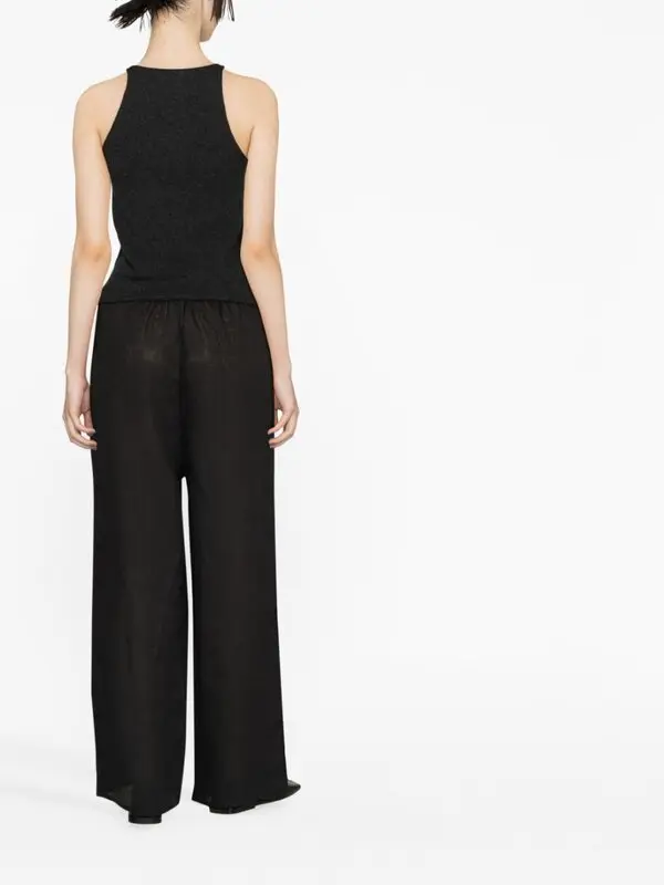 BASERANGE Domond Wide-leg Linen Trousers