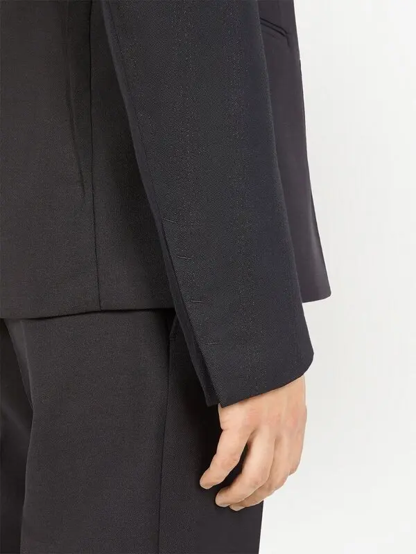 FERRAGAMO Waistcoat-detail Single-breasted Blazer