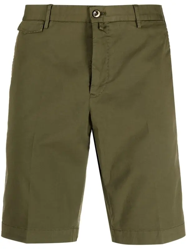 PT TORINO Knee-length Chino Shorts - Green
